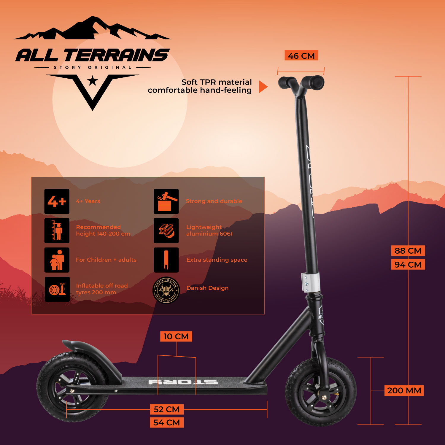 Story All Terrain Big Wheel Dirt Scooter